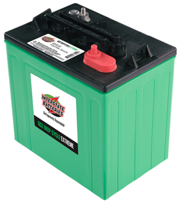 Interstate 6 Volt Golf Cart Battery RV Marine Solar Deep Cycle T105